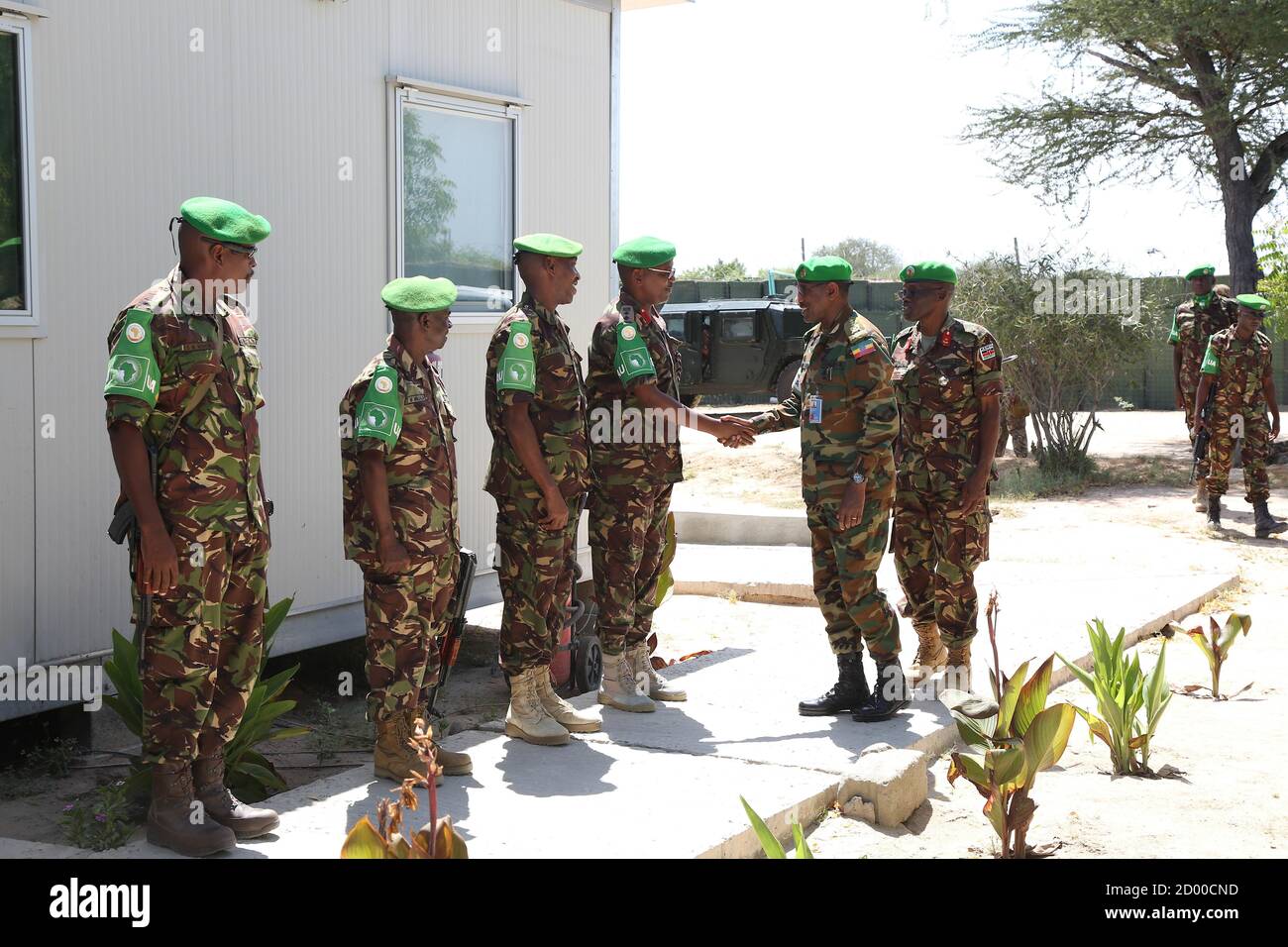 AMISOM Force Commander, Lieutenant General Tigabu Yilma is received by ...