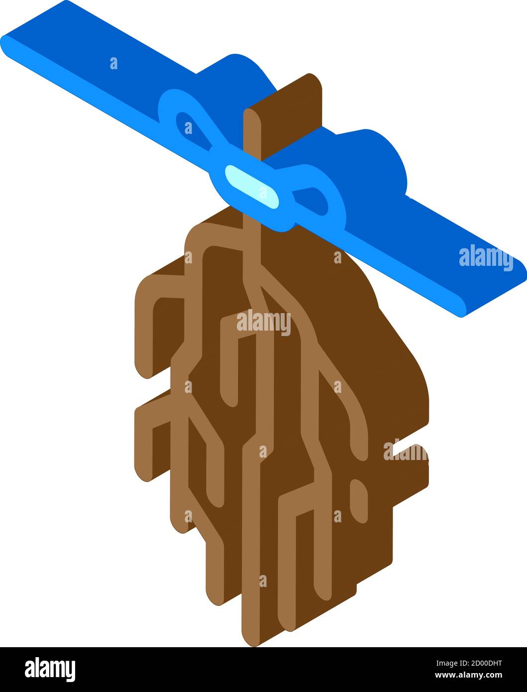 medicinal plant root isometric icon vector illustration Stock Vector ...