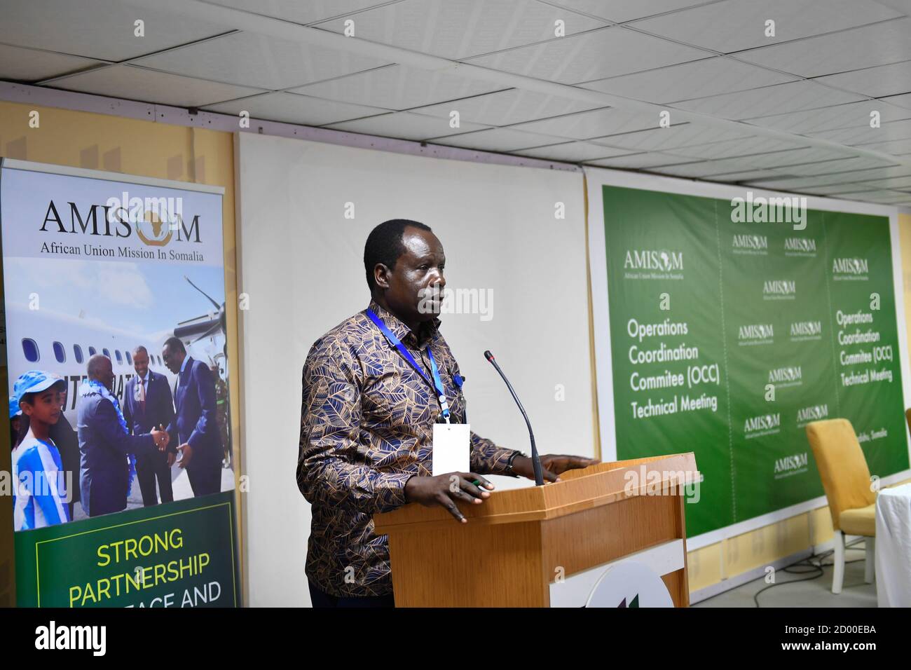 Maj. Gen Francis Okello, the Chief of Plans and Operations in the AU ...