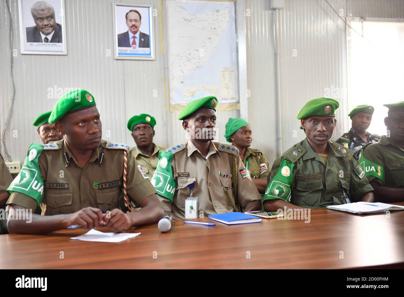 On February 8, 2020, police officers serving under the African Union ...