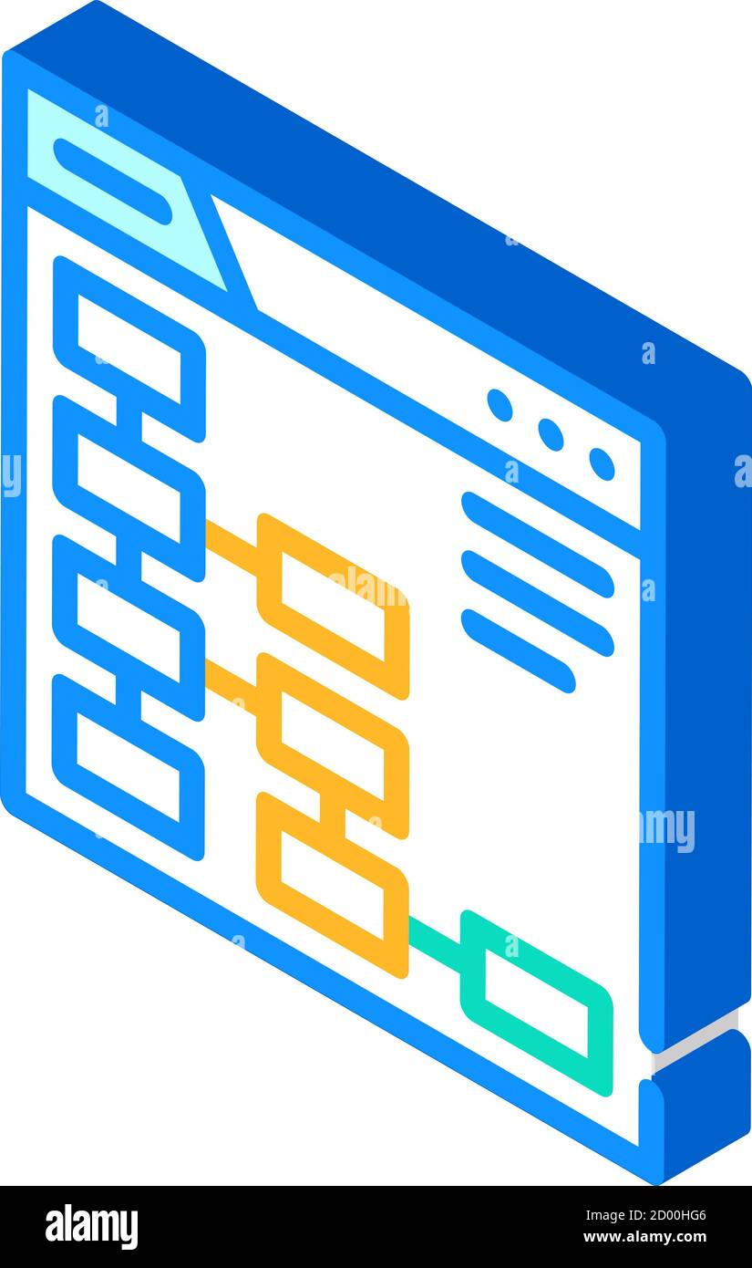 website position seo optimization isometric icon vector illustration ...