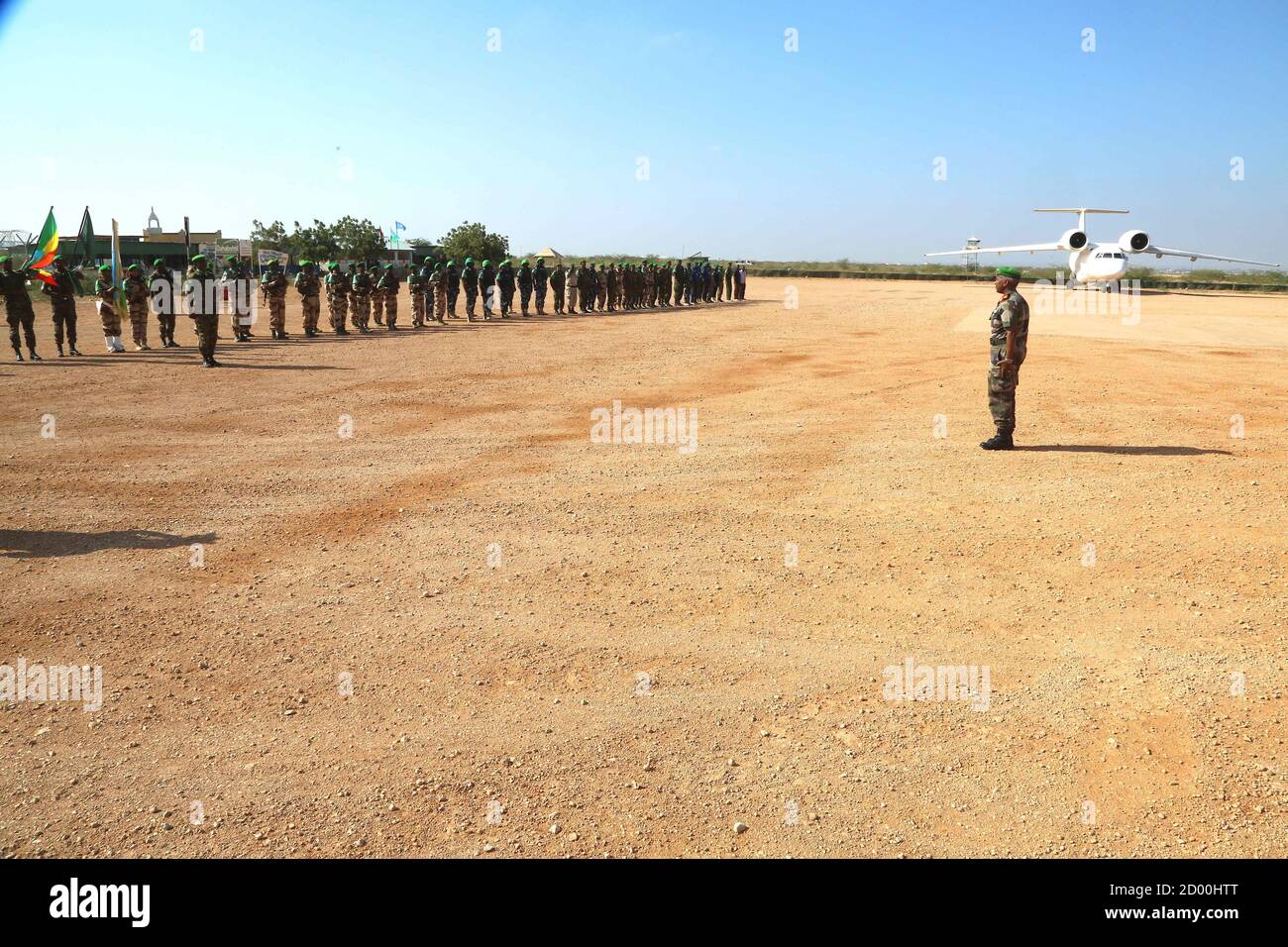 Outgoing AMISOM Sector Four Commander, Col. Mohamed Ibrahim Moussa ...