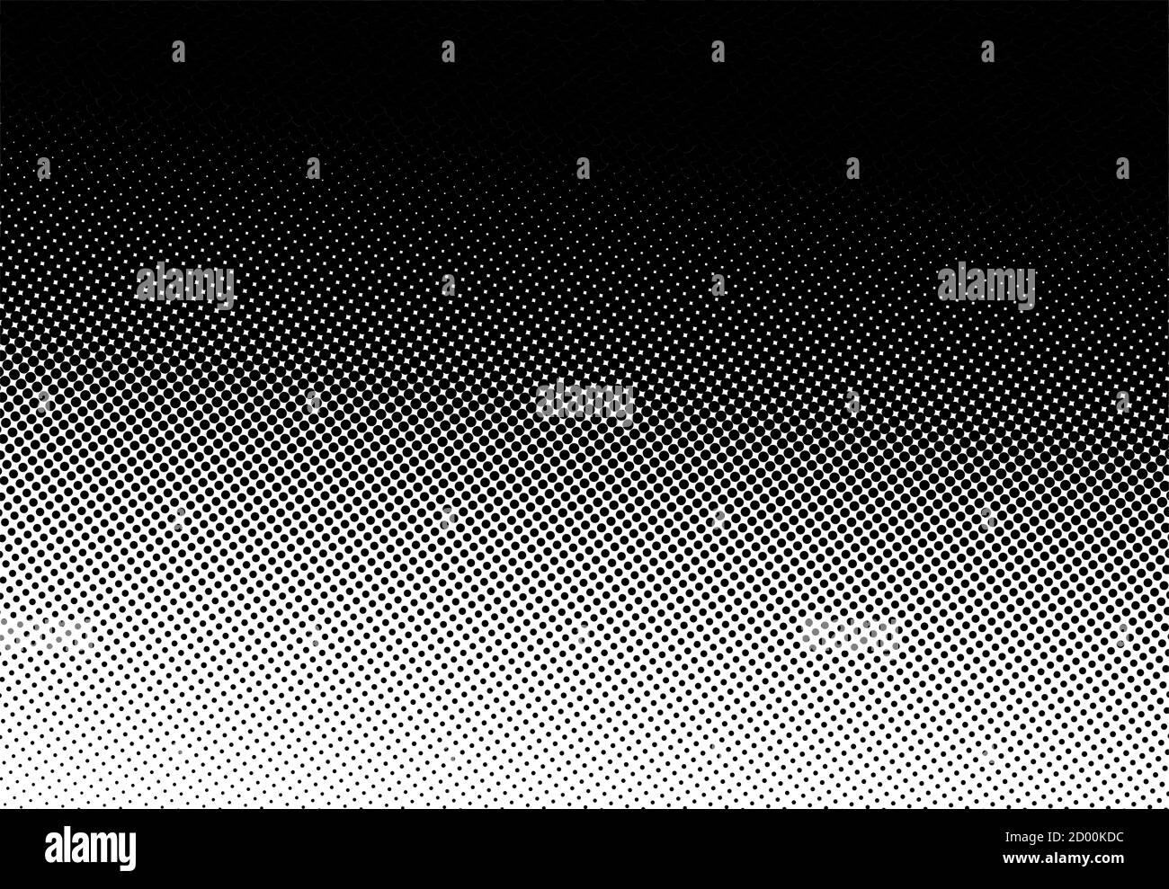 Circle halftone, screentone vector illustrations. Dots, dotted ...