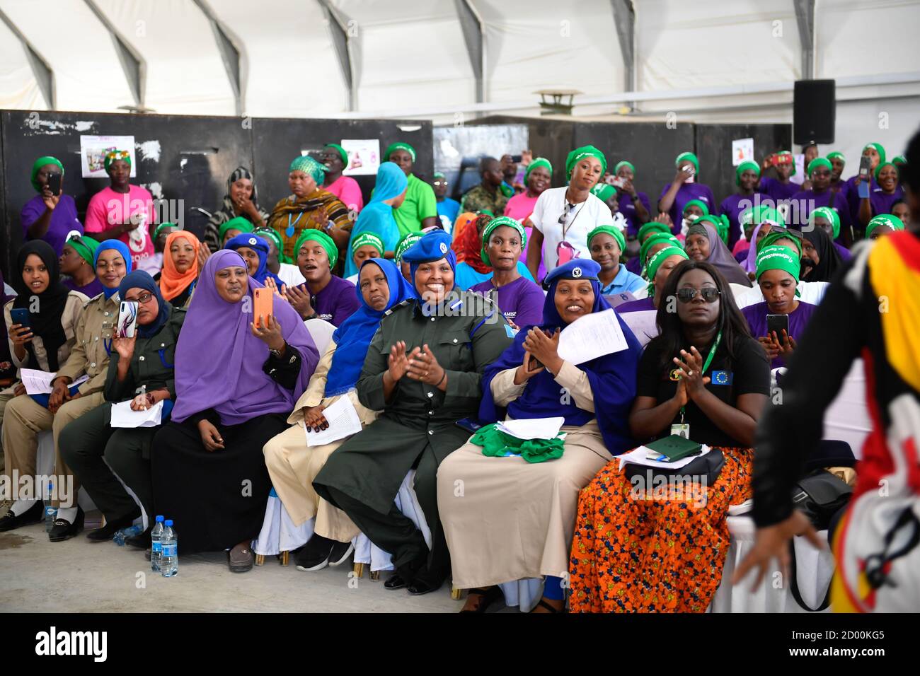 AMISOM Female Peacekeepers and guests take part celebrations to mark ...