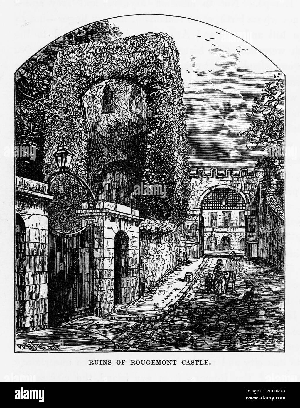 Very Rare, Beautifully Illustrated Antique Engraving of Victorian ...