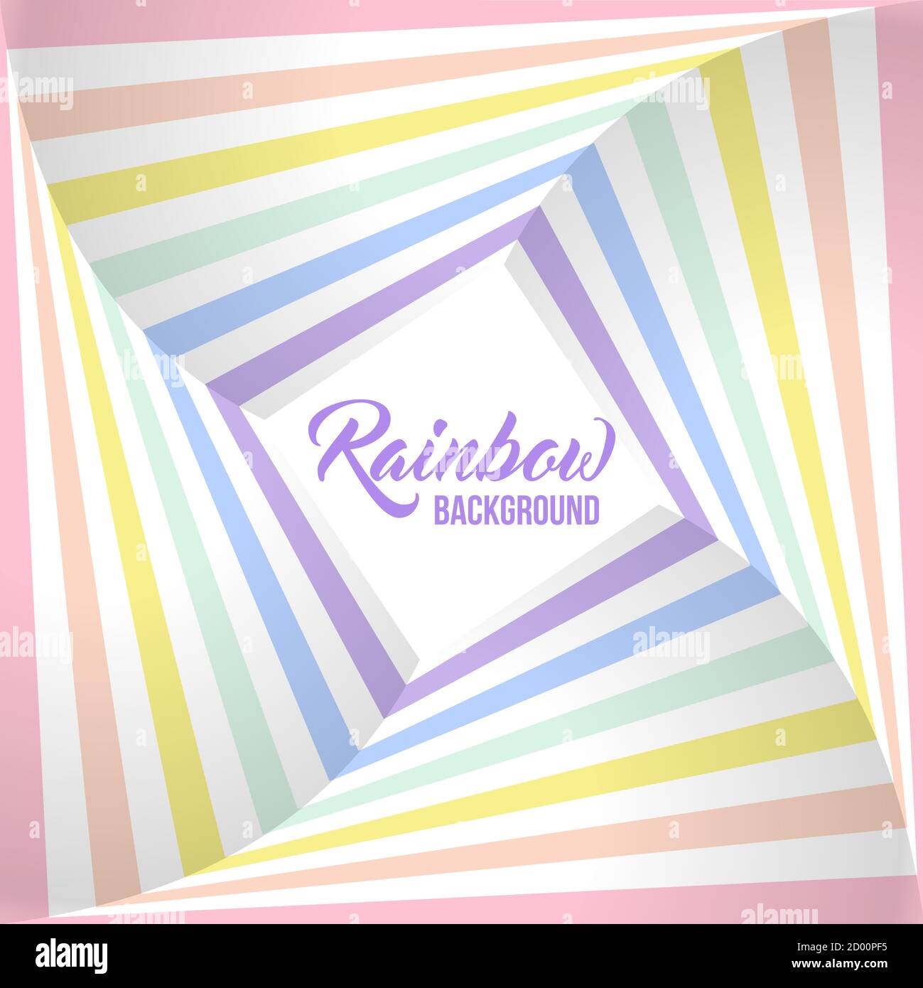 Geometric striped background, pastel rainbow spectrum colors. LGBTQ ...