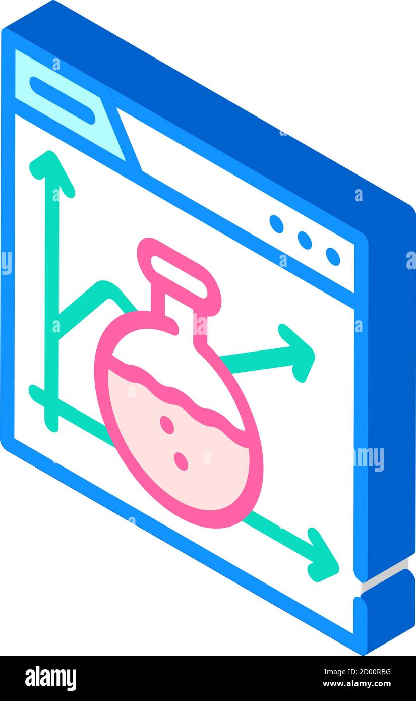 laboratory seo optimization isometric icon vector illustration Stock ...