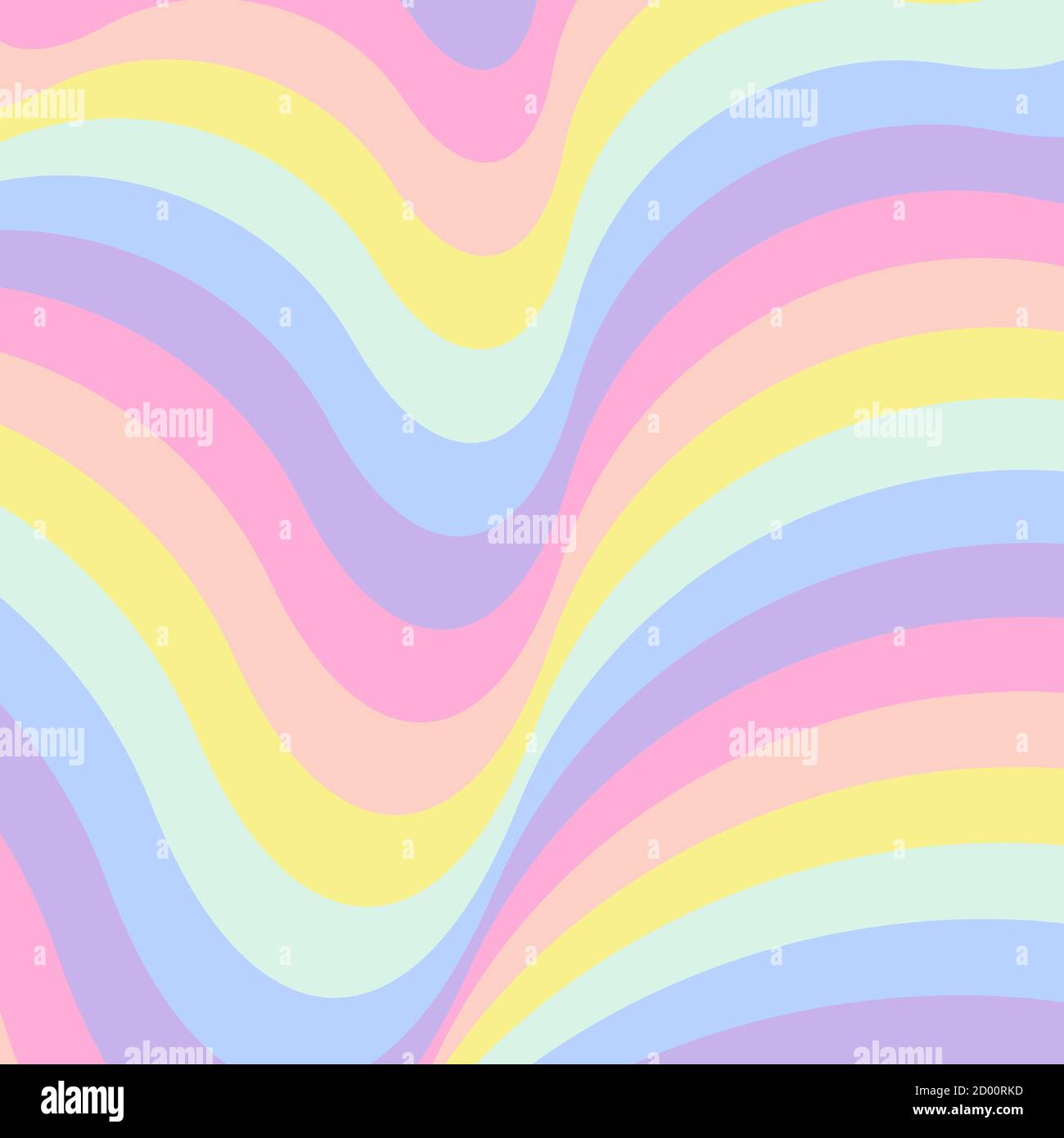 Pastel Rainbow Stripes Background