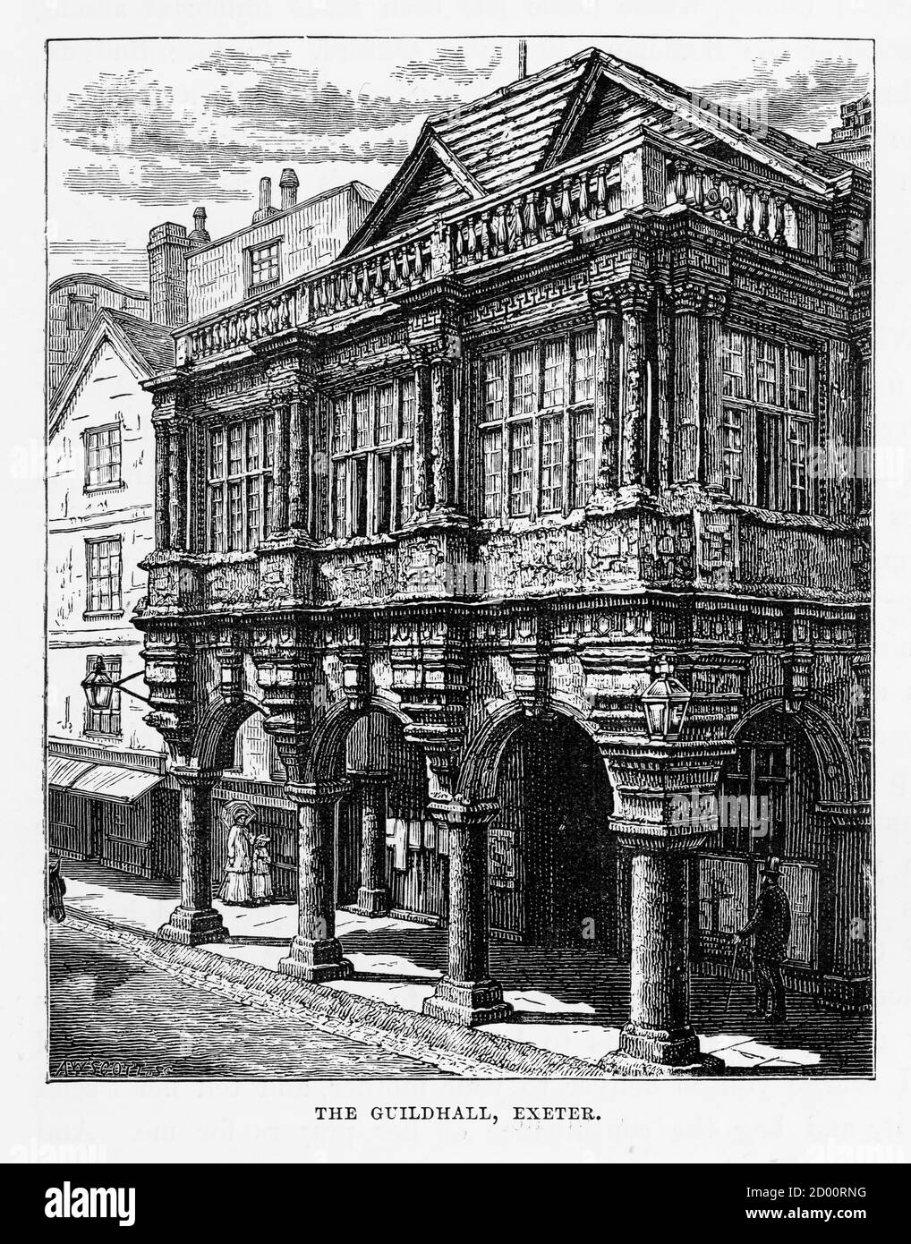 Very Rare, Beautifully Illustrated Antique Engraving of Victorian ...