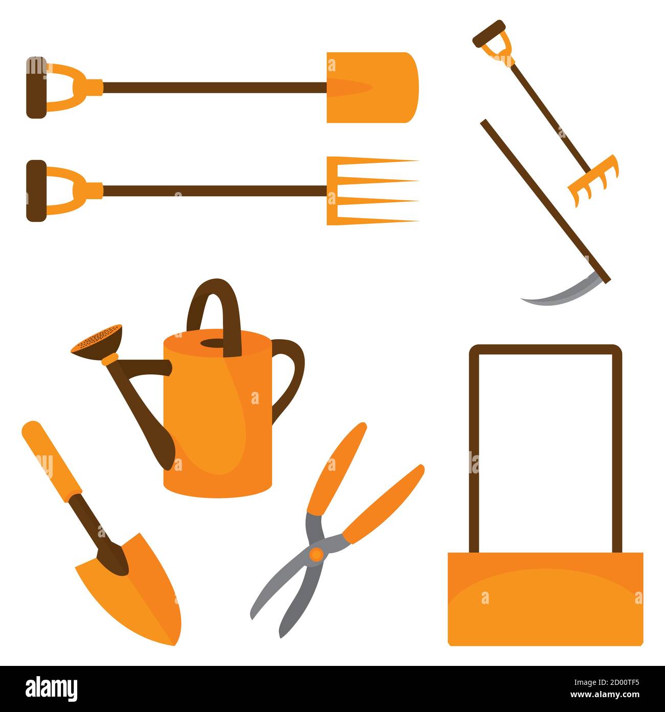 Large household items collection. Isolated on white background. Vector ...