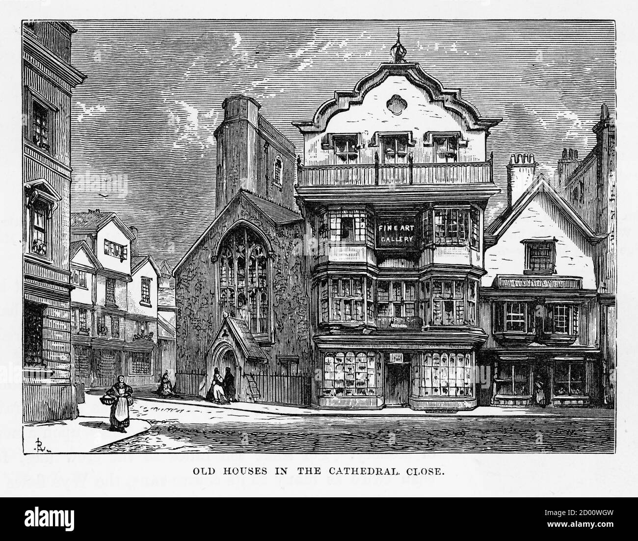 Very Rare, Beautifully Illustrated Antique Engraving of Victorian ...