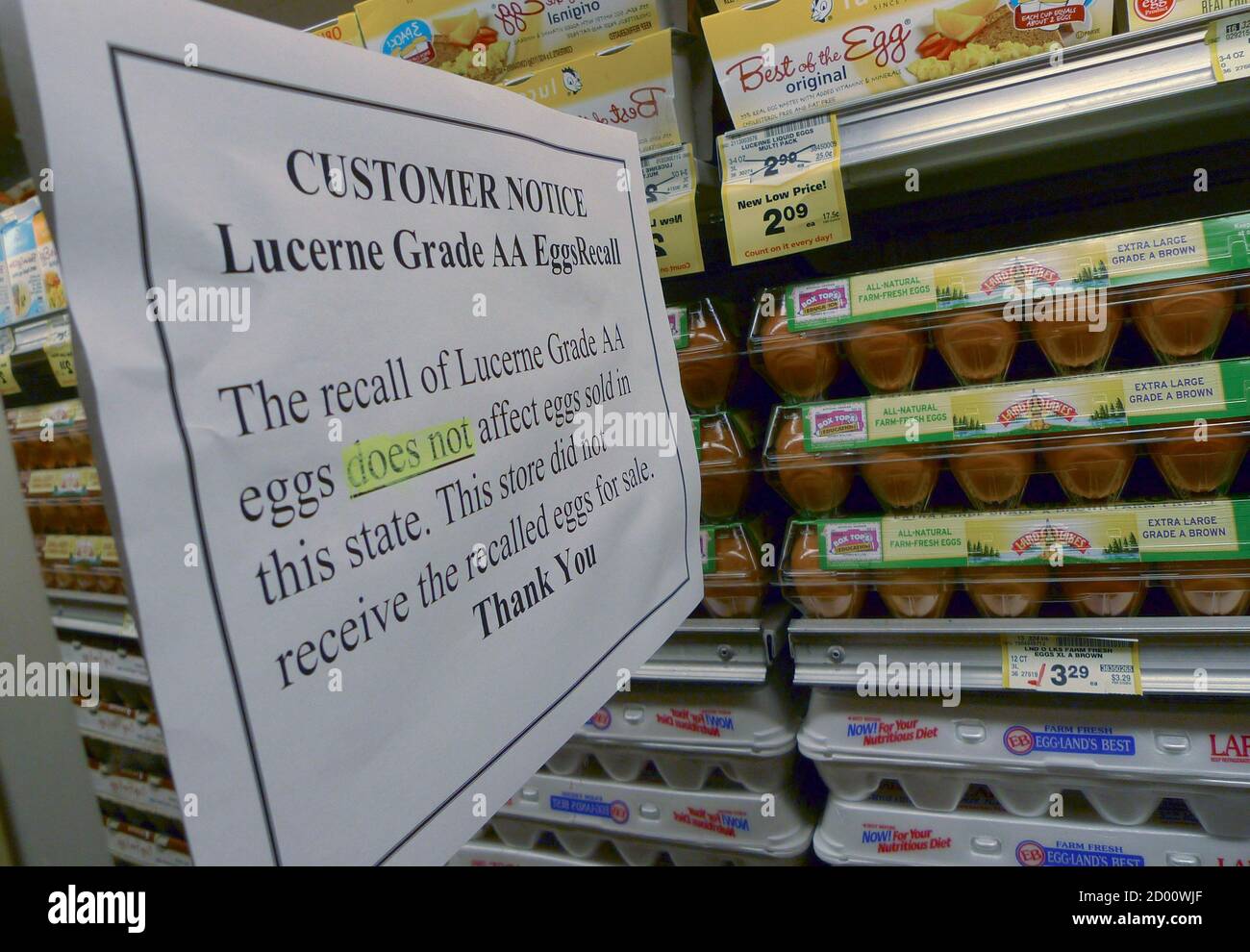 Food recall notice hi-res stock photography and images - Alamy