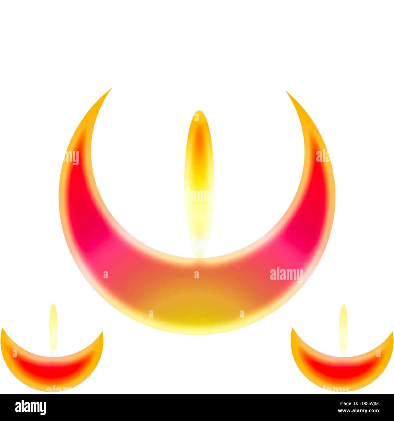 Abstract colorful oil lamp design illustration image Stock Photo - Alamy
