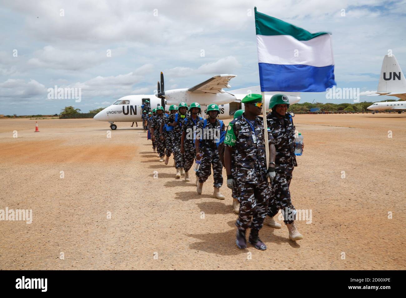 On April 17, 2018, newly deployed Sierra Leonean Formed Police Unit ...