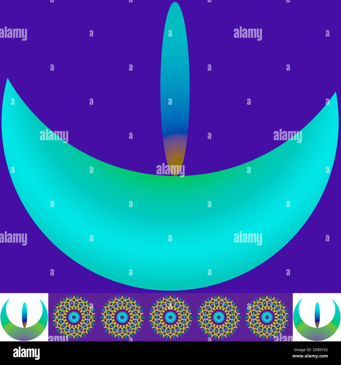Abstract colorful oil lamp design illustration image Stock Photo - Alamy