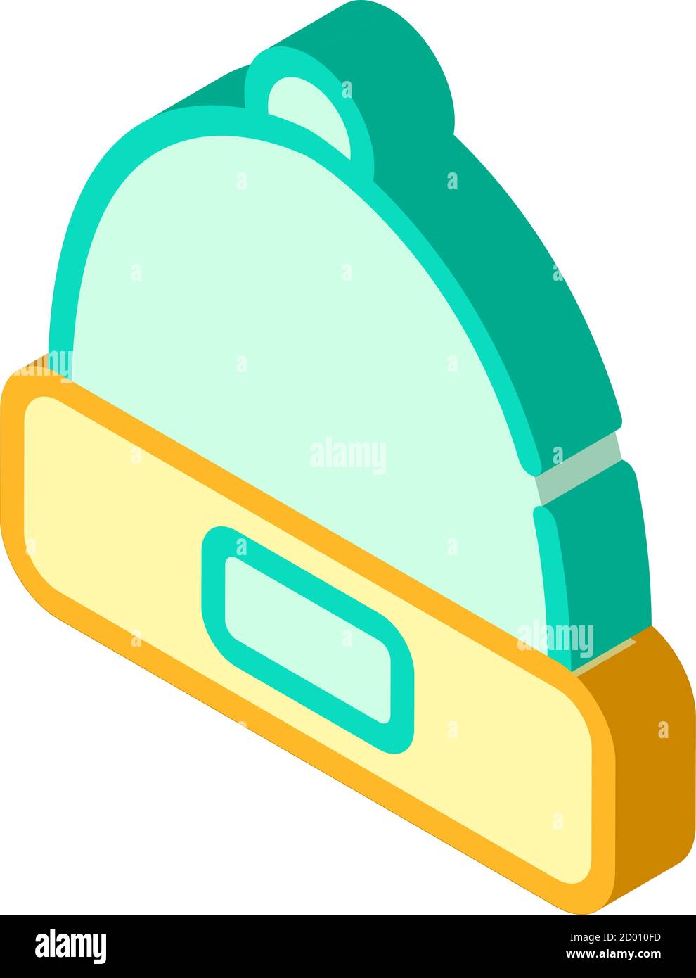 hat cap isometric icon vector color illustration Stock Vector Image ...