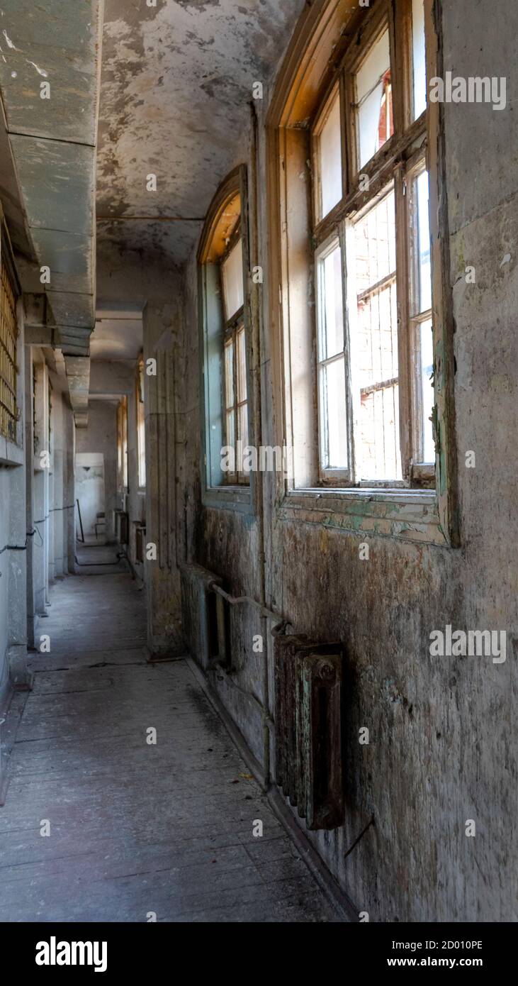 Light Coming in Through Prison Cell Bars Window. Empty Jail Cells ...