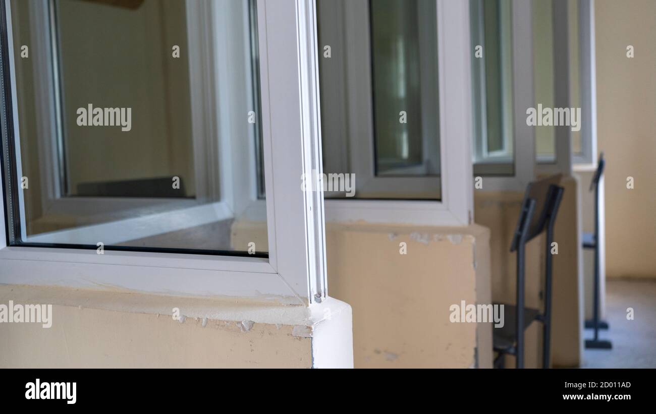 Visiting Booths in Prison. Room for Visitors to Communicate With ...