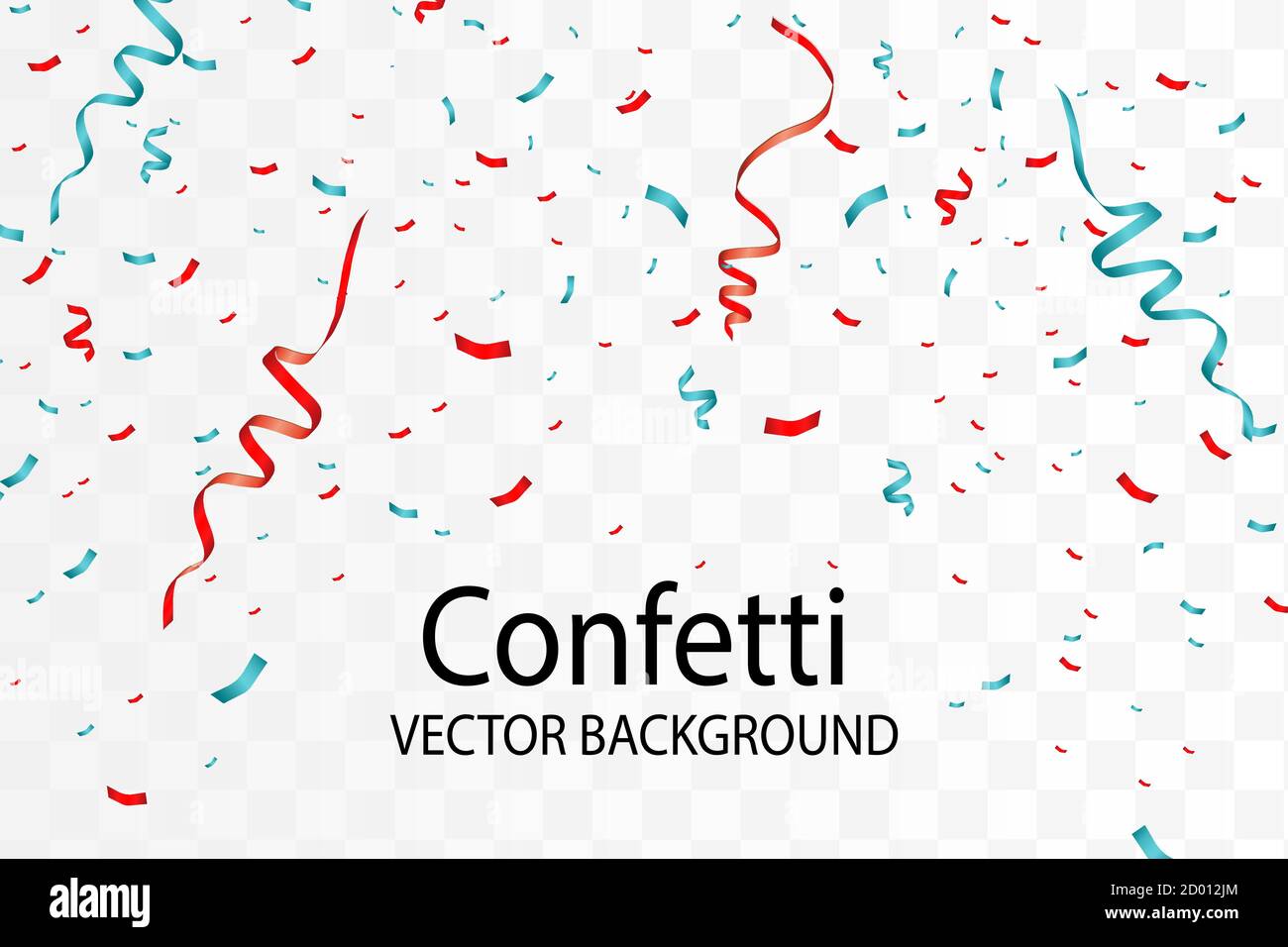 Vector confetti. Festive illustration. Party popper isolated on ...