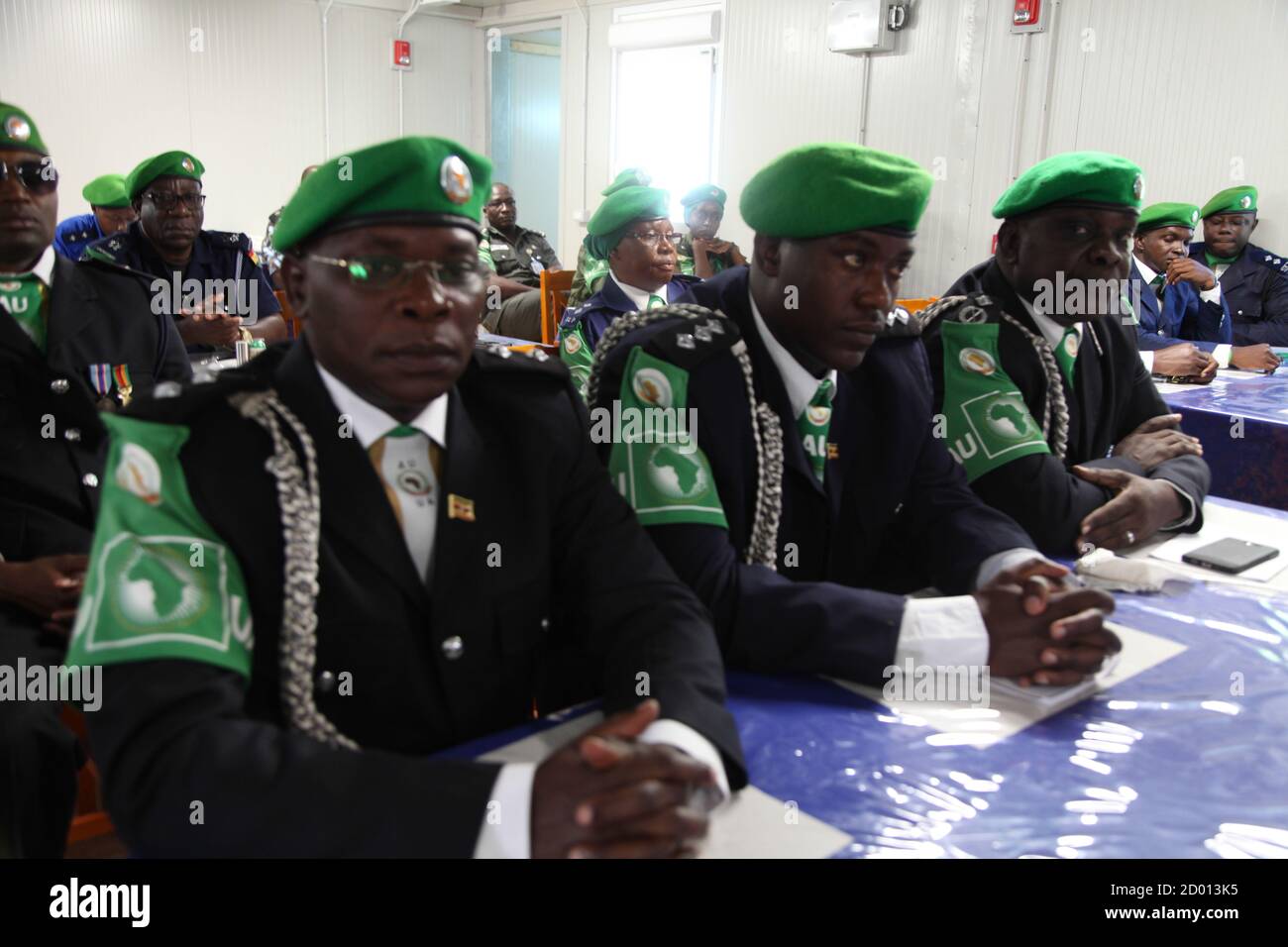 On May 5, 2018, police officers from the African Union Mission in ...