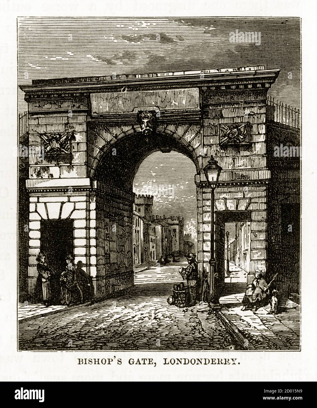 Bishop’s Gate in Londonderry, Derry, Donegal, Northern Ireland ...