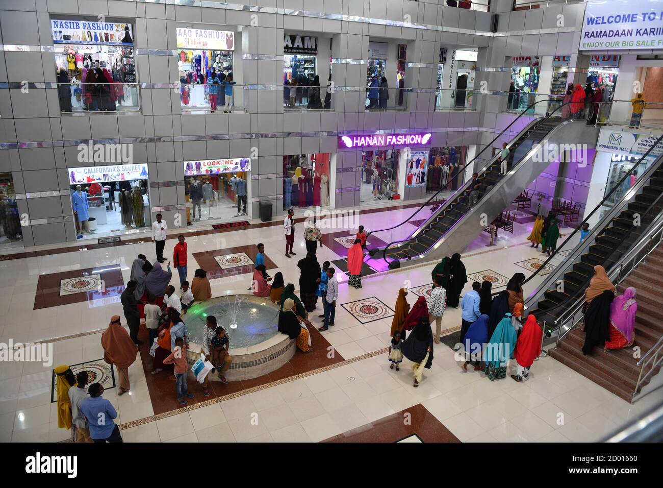 On June 2, 2018, shoppers and visitors gathered at the Mogadishu Mall ...
