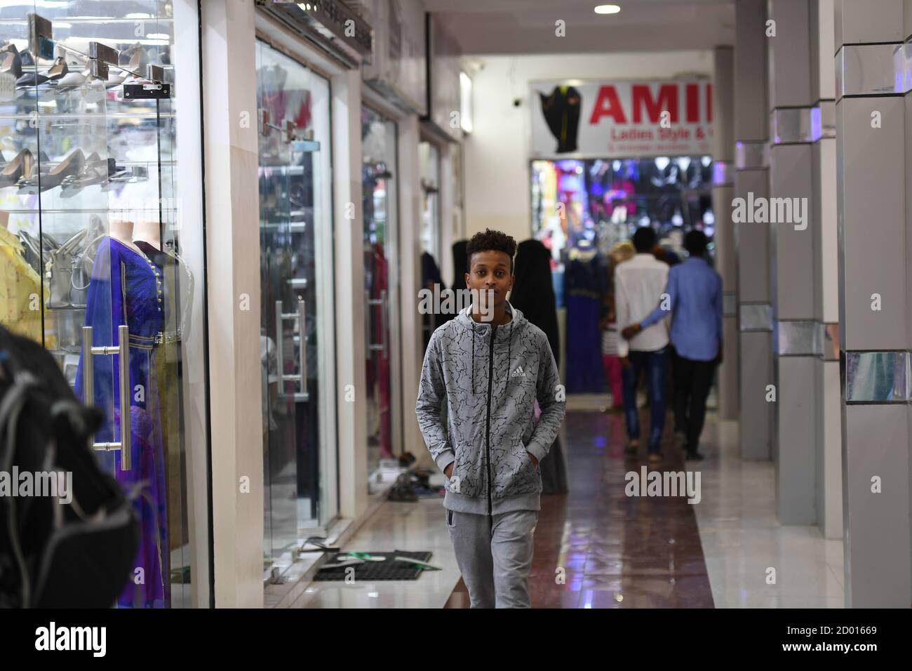 On June 2, 2018, shoppers and visitors were seen at the Mogadishu Mall ...