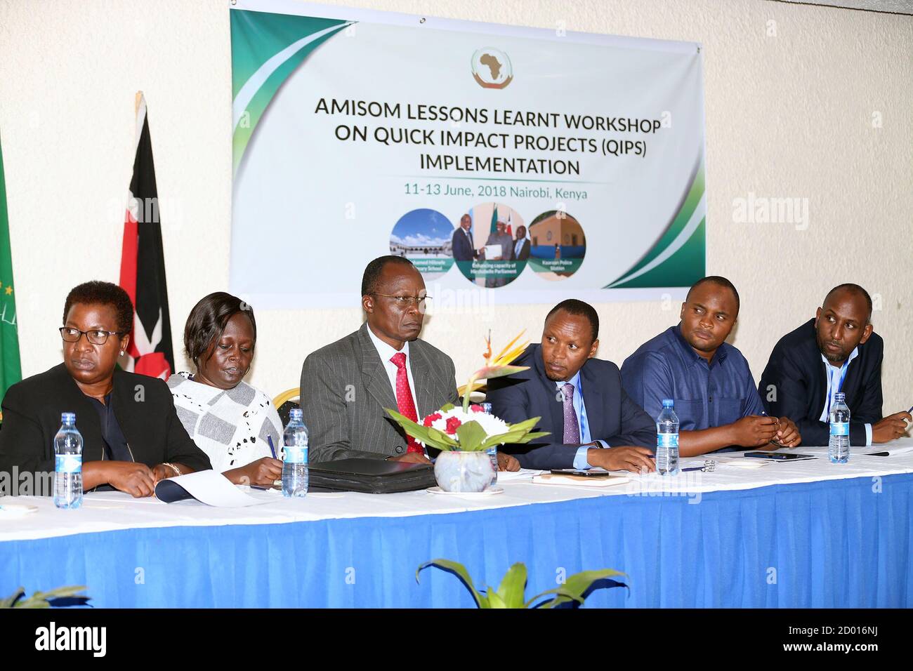 Parnelist during the closing ceremony of the Amisom Lessons Learnt ...