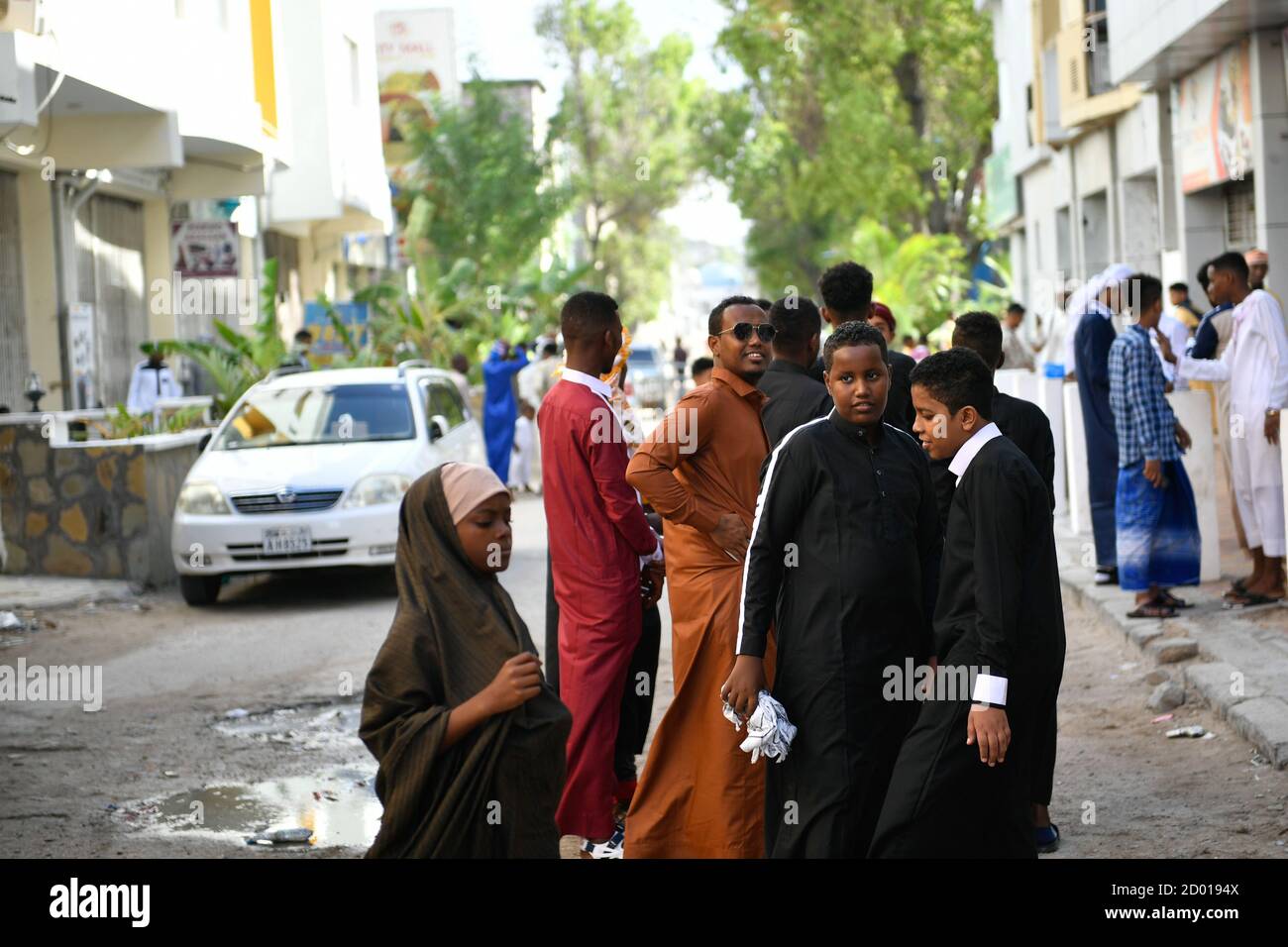 On May 23, 2020, young Somalis celebrated Eid-Ul-Fitr in the Hamarweyne ...