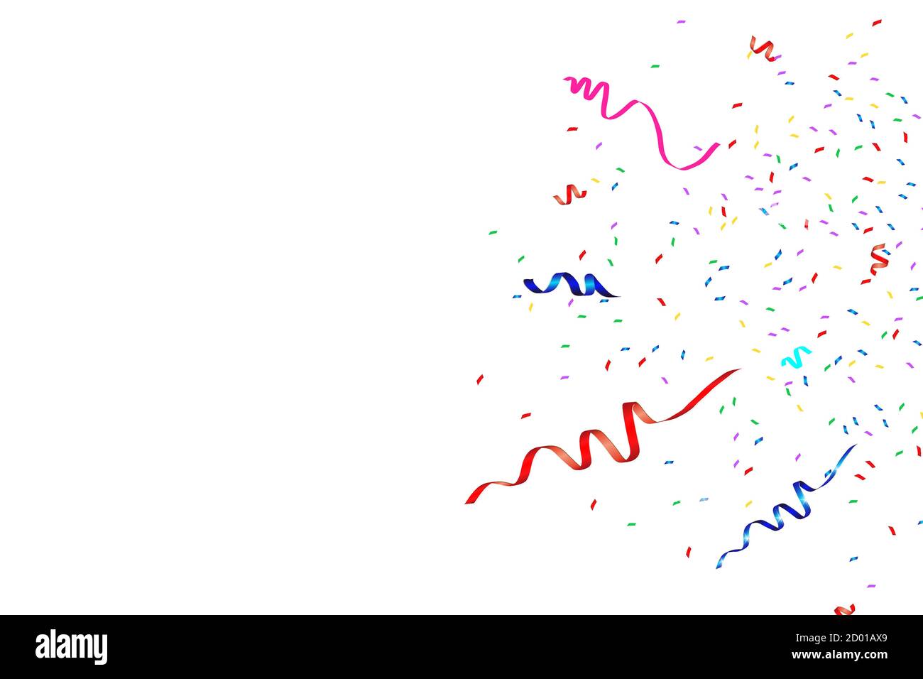 Vector confetti. Festive illustration. Party popper isolated on ...