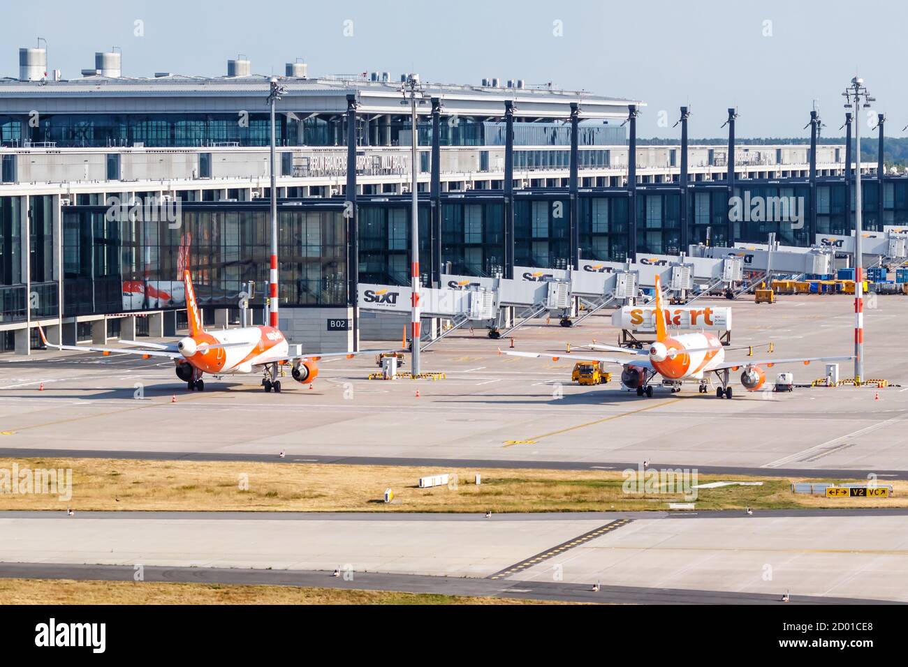 Berlin, Germany - August 19, 2020: EasyJet airplanes aircraft Berlin ...