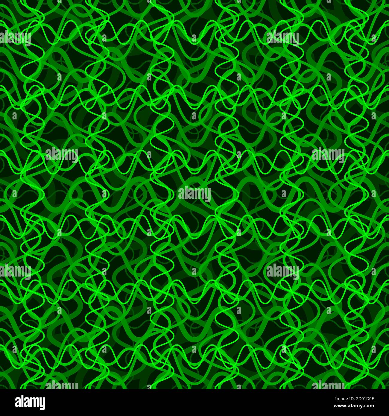 Green glow wavy dynamic pattern. Cover design template Stock Vector ...