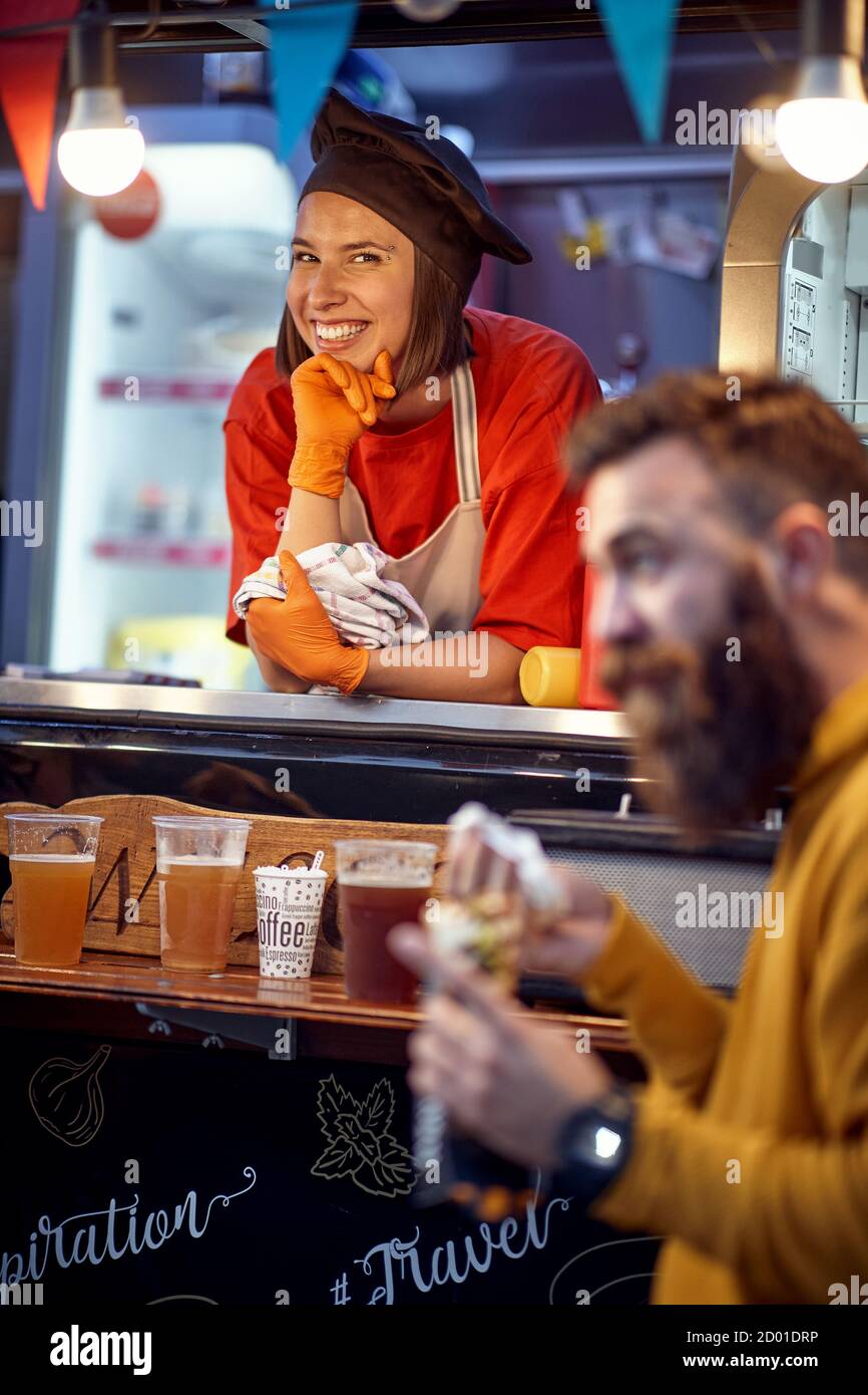 Fast food counter order hi-res stock photography and images - Alamy