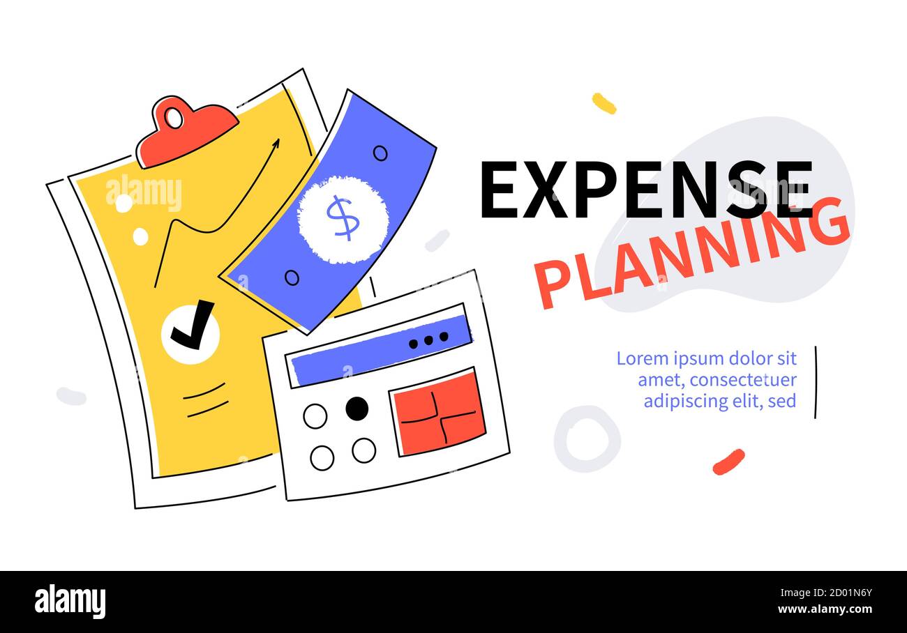 Our expense Stock Vector Images - Alamy