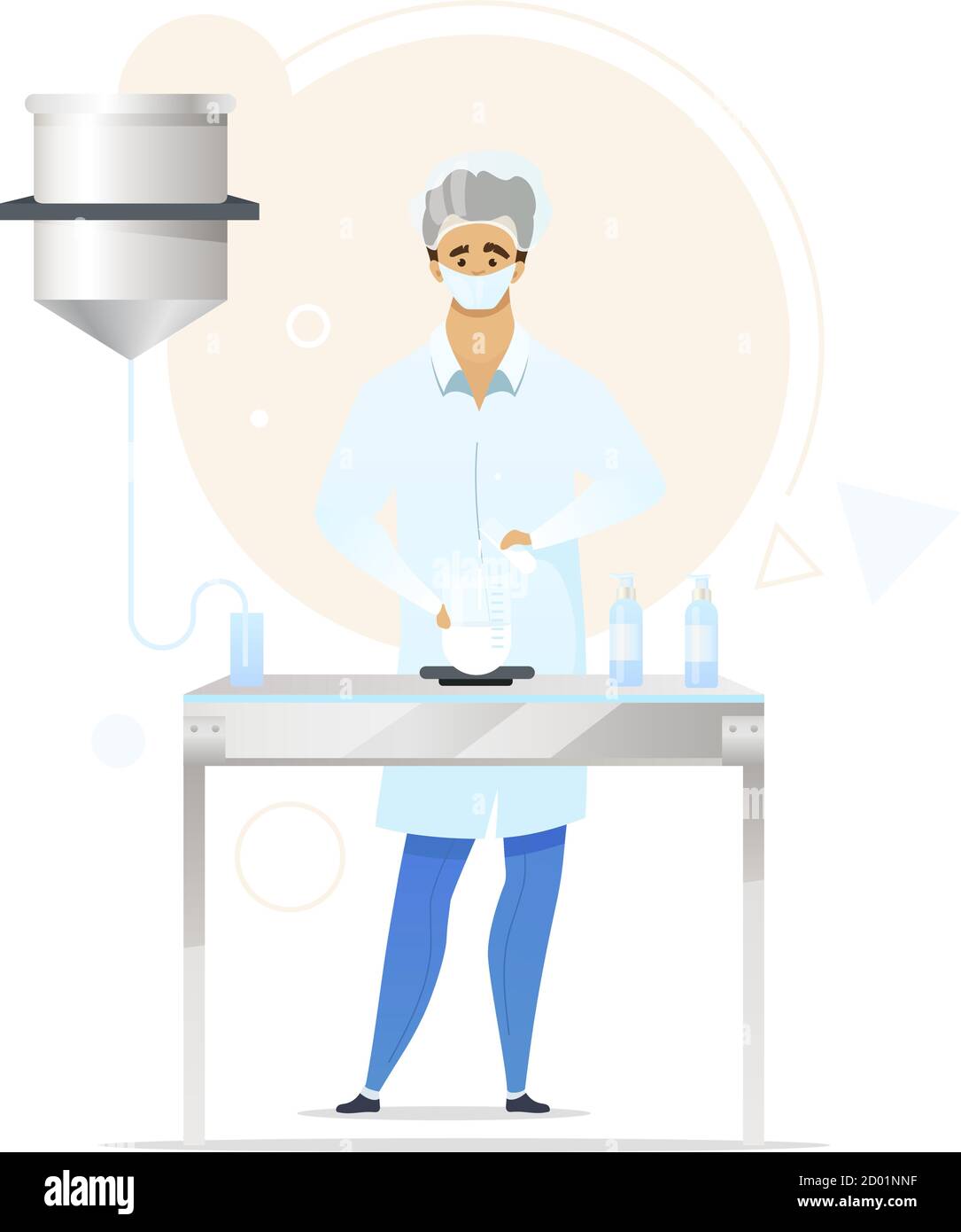 Skincare lab Stock Vector Images - Alamy