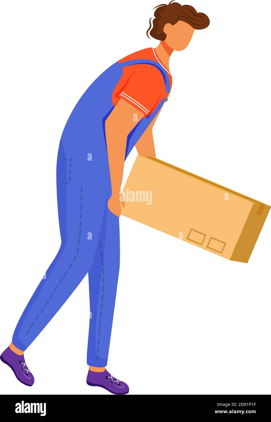 Pick up packages Stock Vector Images - Alamy