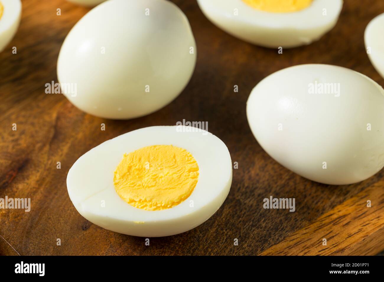 Organic Cage Free Hard Boiled Eggs Ready to Eat Stock Photo - Alamy