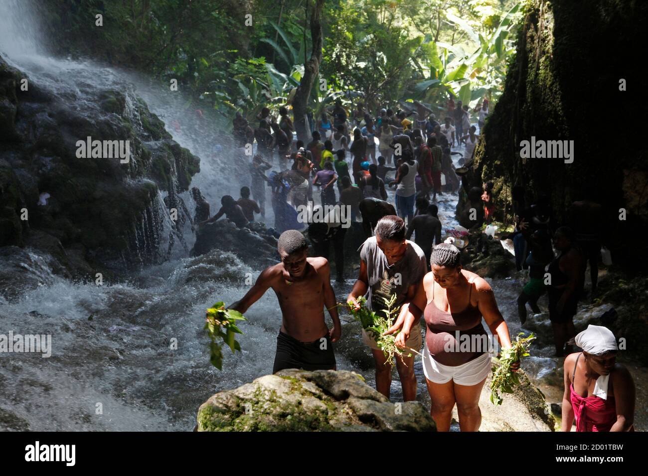Saut D’eau Waterfall Haiti High Resolution Stock Photography and Images ...