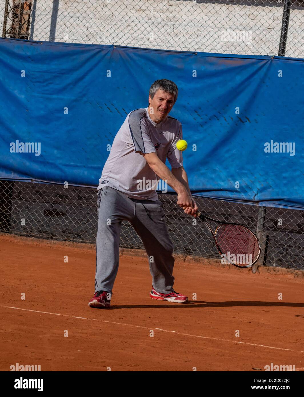 Practicing tennis players hi-res stock photography and images - Alamy