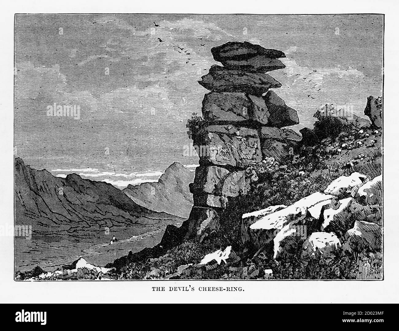 Very Rare, Beautifully Illustrated Antique Engraving of JDevil’s Cheese ...
