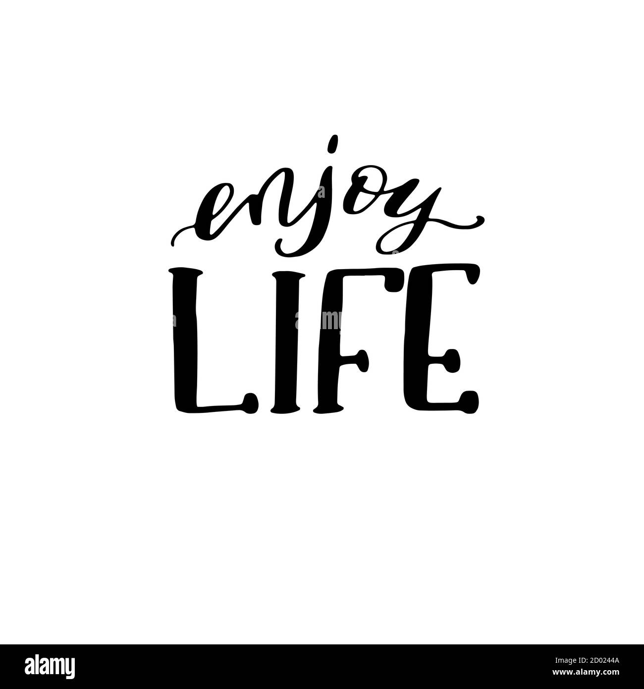 Enjoy life Black and White Stock Photos & Images - Alamy
