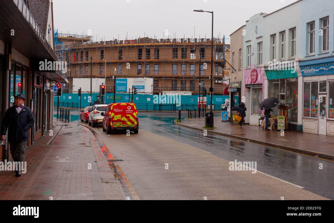 Concept housing street britain hi-res stock photography and images - Alamy