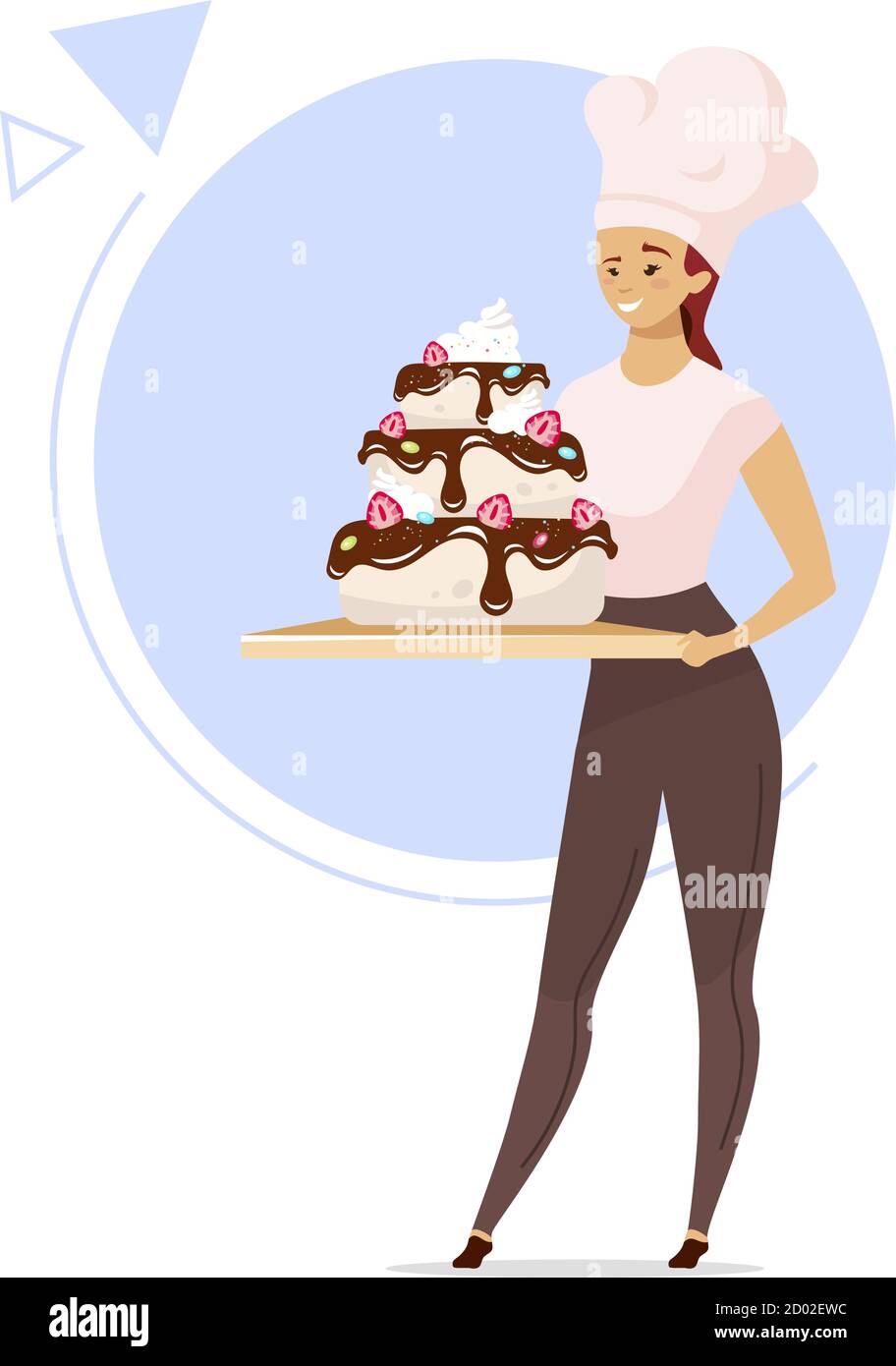 Baker and confections Stock Vector Images - Alamy