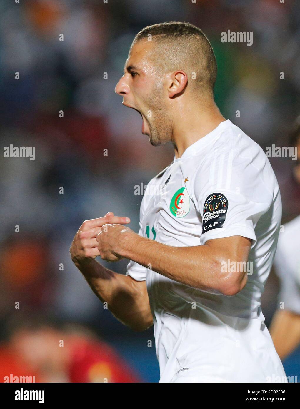Islam slimani goal hi-res stock photography and images - Alamy
