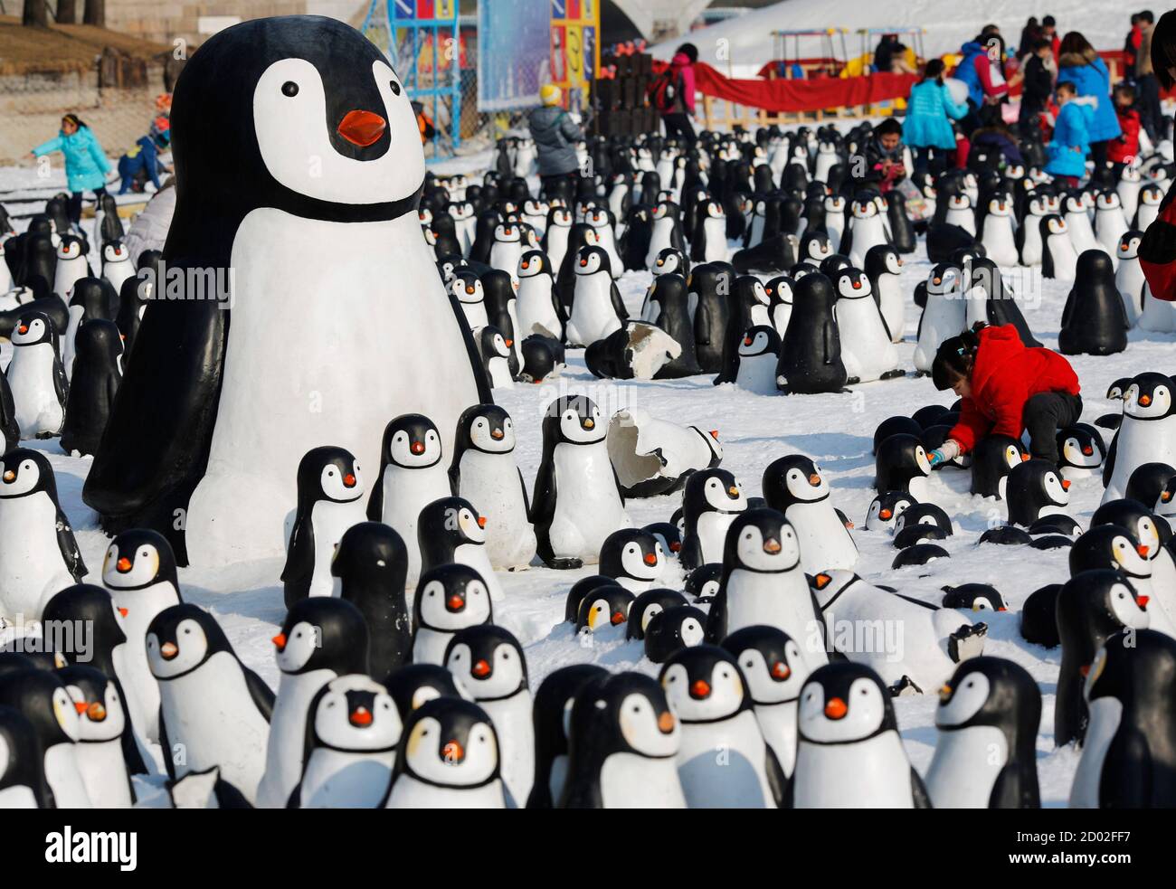 Plastic penguins hi-res stock photography and images - Alamy