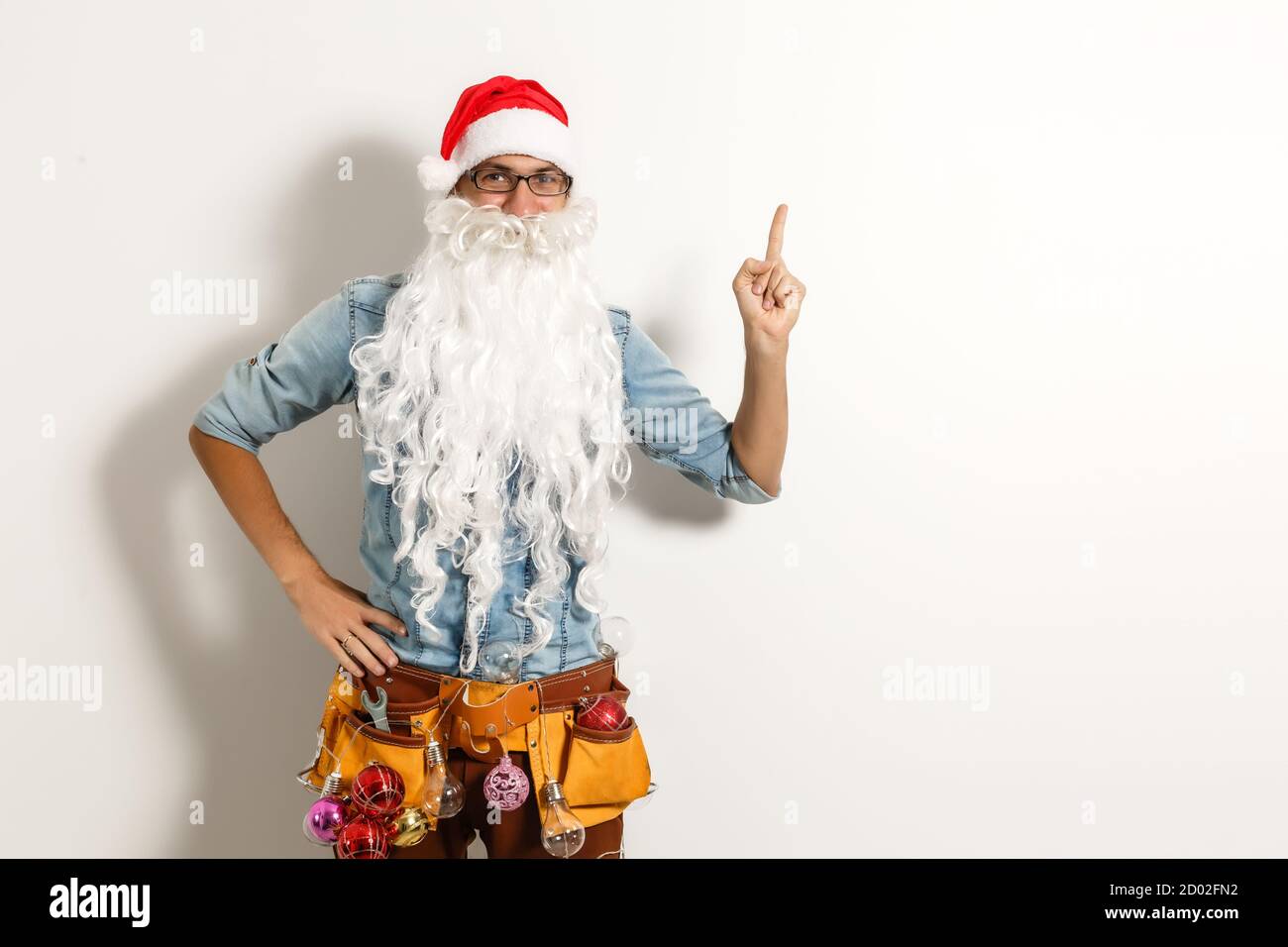 Handyman santa hi-res stock photography and images - Alamy