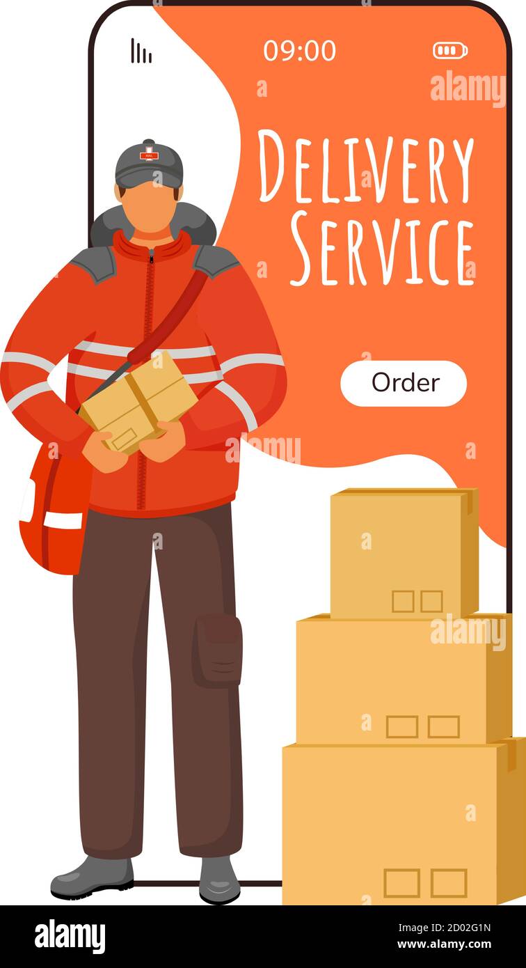 Postman uk parcel Stock Vector Images - Alamy