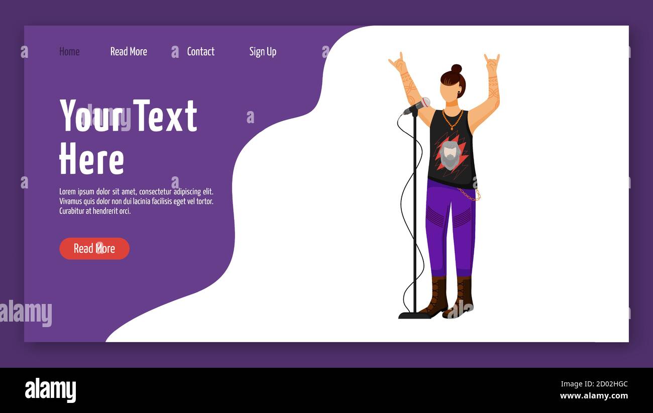 Rock group member Stock Vector Images - Alamy