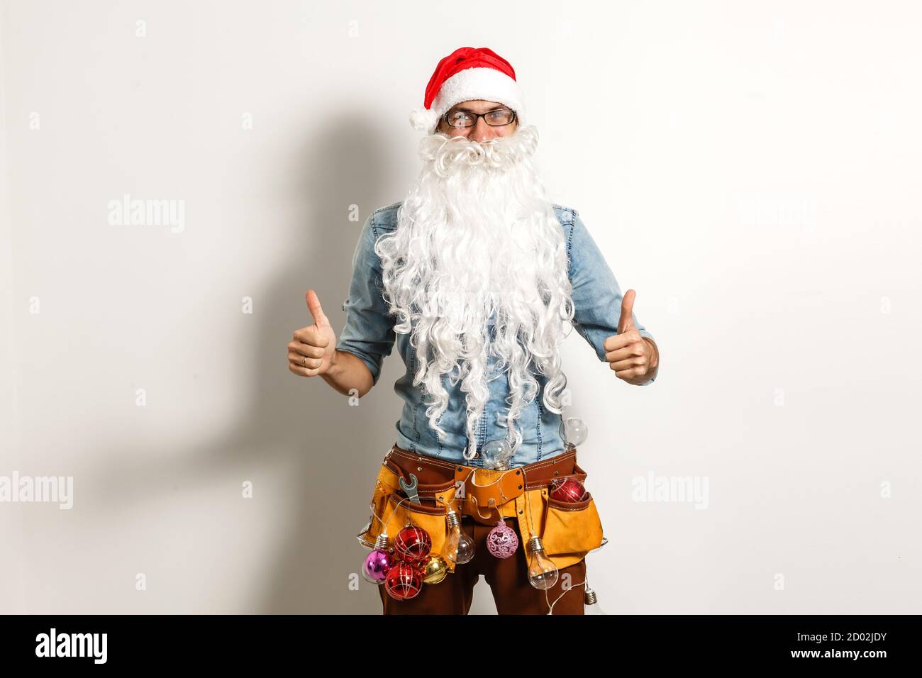 Handyman santa hi-res stock photography and images - Alamy
