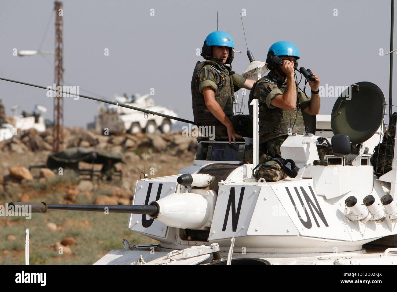 United nations armoured military vehicles hi-res stock photography and ...